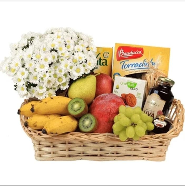 Cesta Café da Manhã Light - Eles Merecem! - Fênix Floricultura - Flores ...