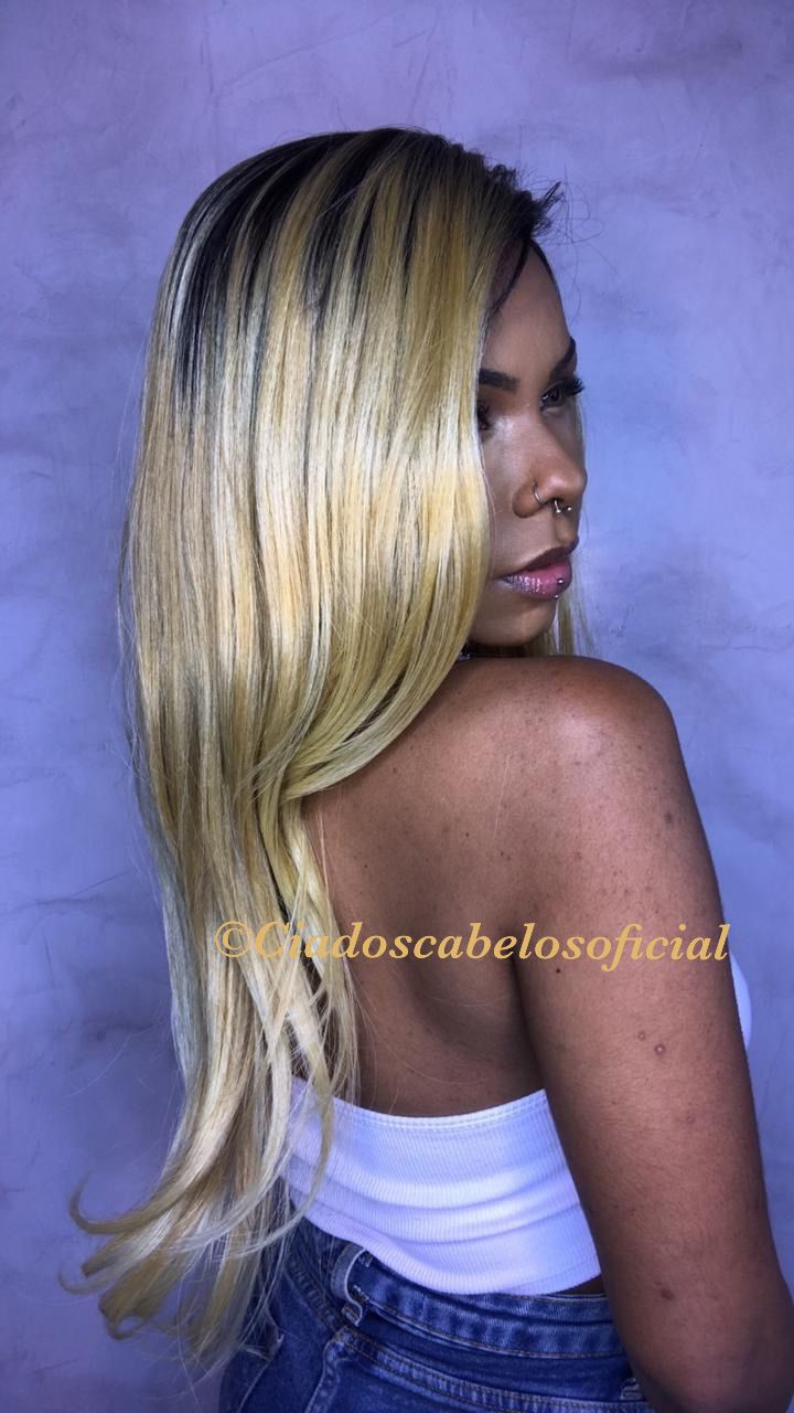 Peruca Lace Front Fibra Premium Susi loira 613E - Cia dos Cabelos ...