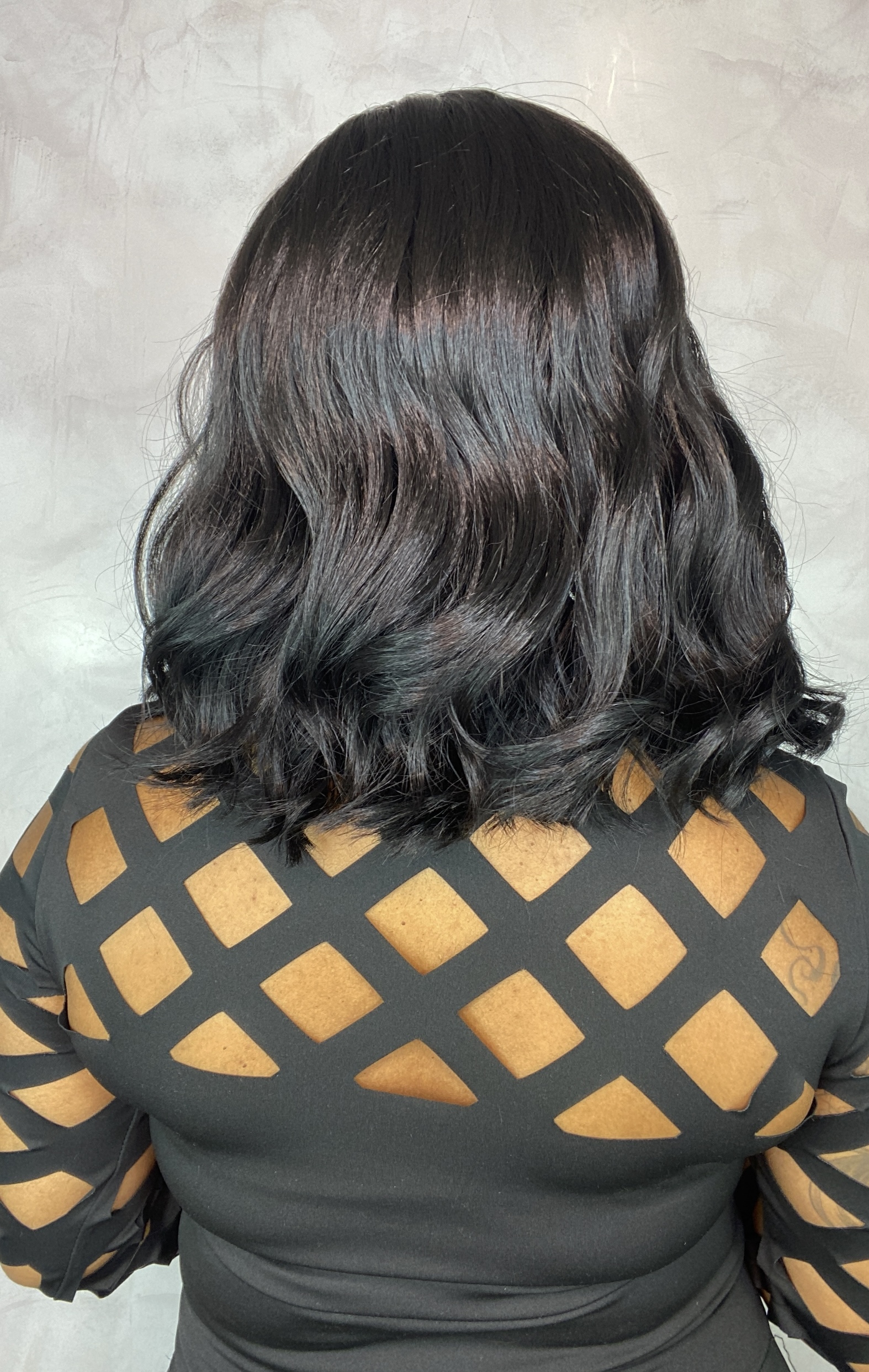 Peruca Lace Front Fibra Premium Dilan Preta 1B - Cia dos Cabelos - Tudo ...