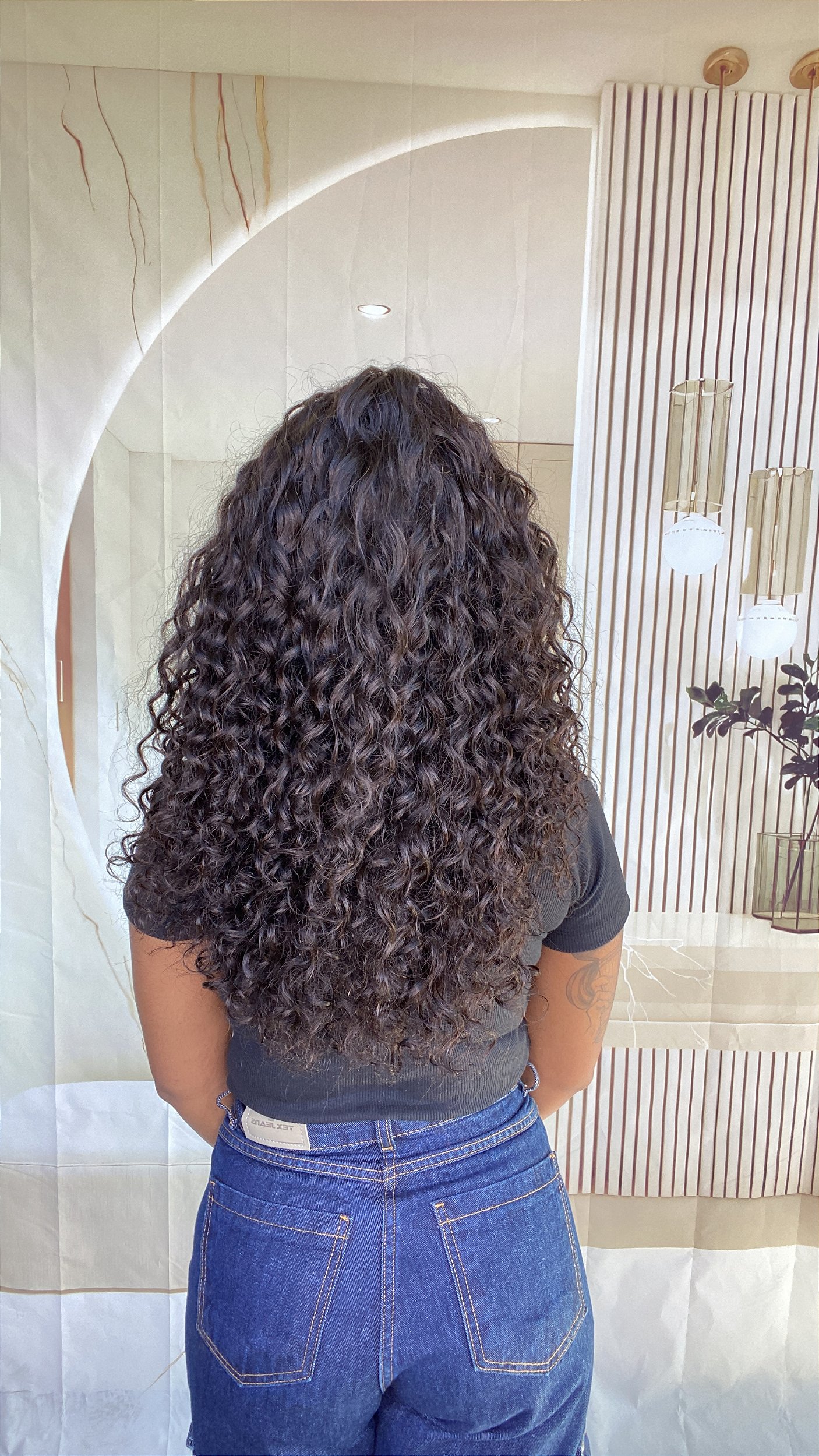 Peruca Cabelo Humano Cacheado Demenica 1B - Cia dos Cabelos - Tudo para ...