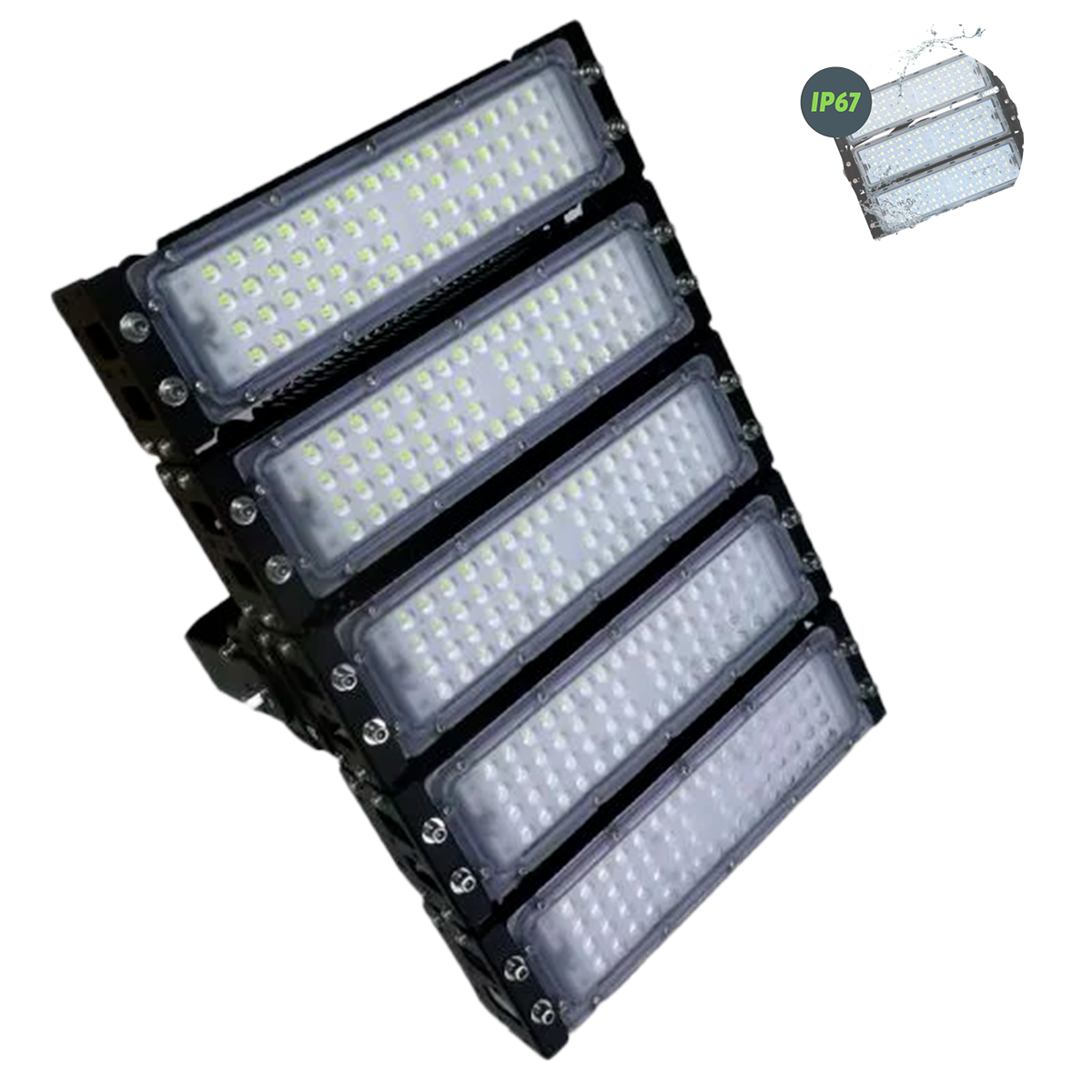 REFLETOR DE LED MODULAR 250W 6500K BF IP67 SLIM - PJ ILUMINAÇÃO LTDA