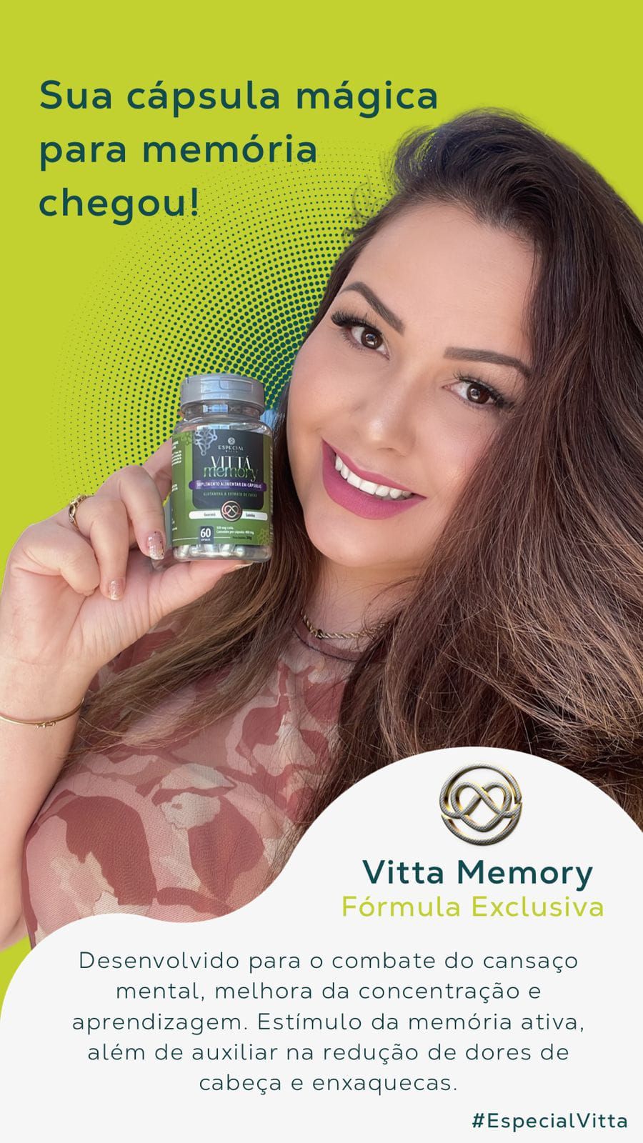 VITTÁ MEMORY - 30 CÁPSULAS - Especial Vittá