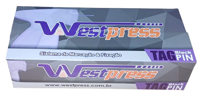 PINO PLASTICO TAGUEAR FAST PIN - WESTPRESS - NEUTRO OU PRETO - CAIXA ...