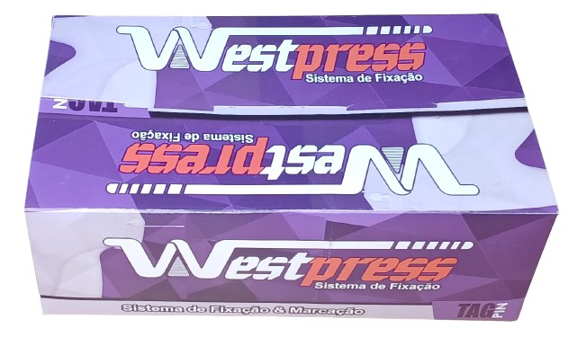 PINO PLASTICO TAGUEAR FAST PIN - WESTPRESS - NEUTRO OU PRETO - CAIXA ...