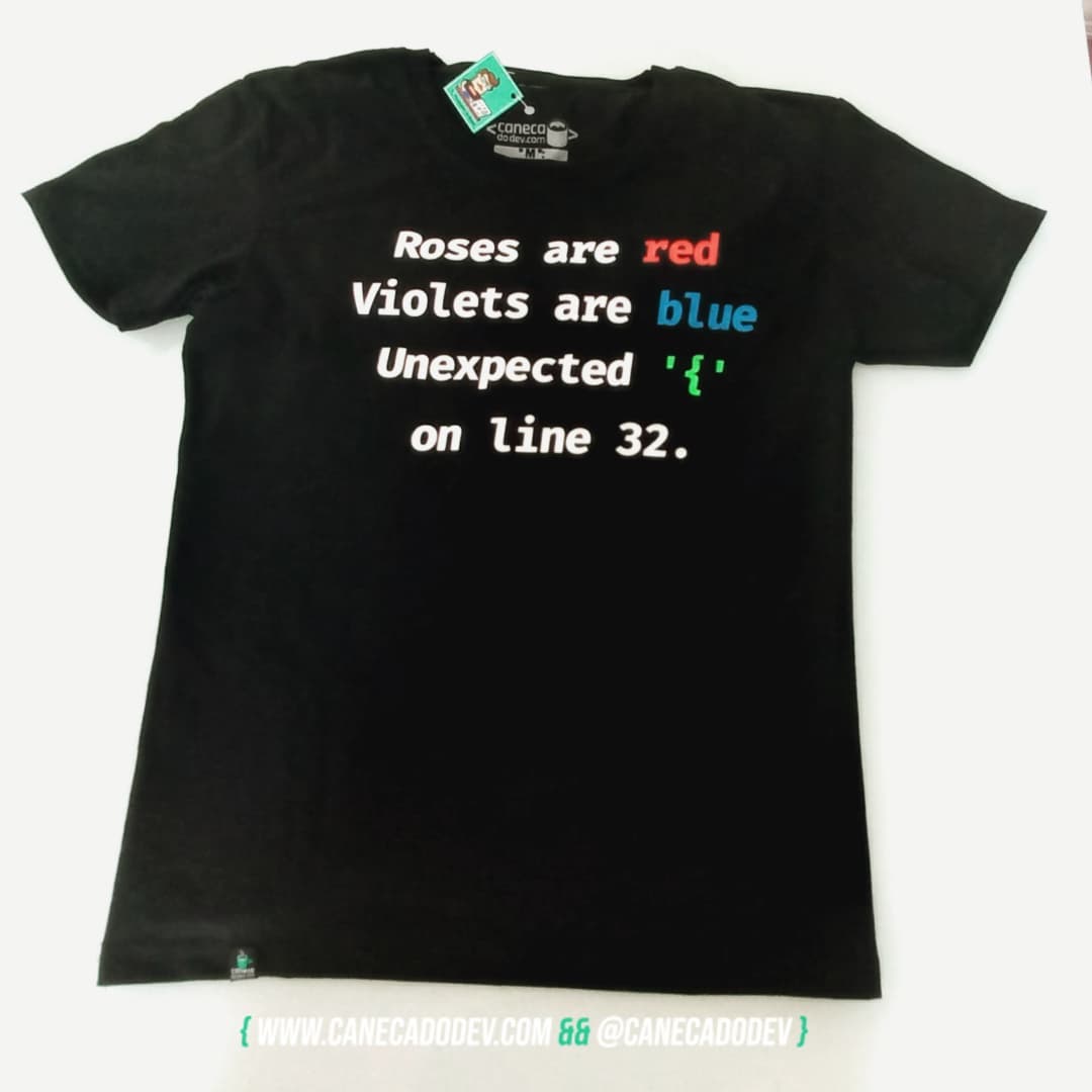 Camisa If Coffee preta - Caneca do Dev - Canecas e produtos de programação