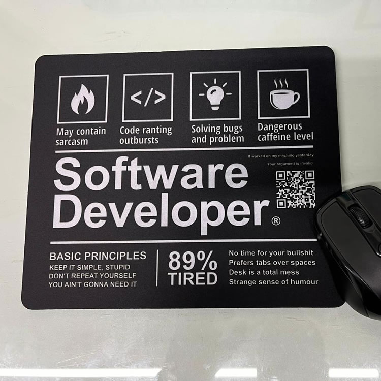 Mouse Pad Software Developer - Caneca do Dev - Canecas e produtos de ...