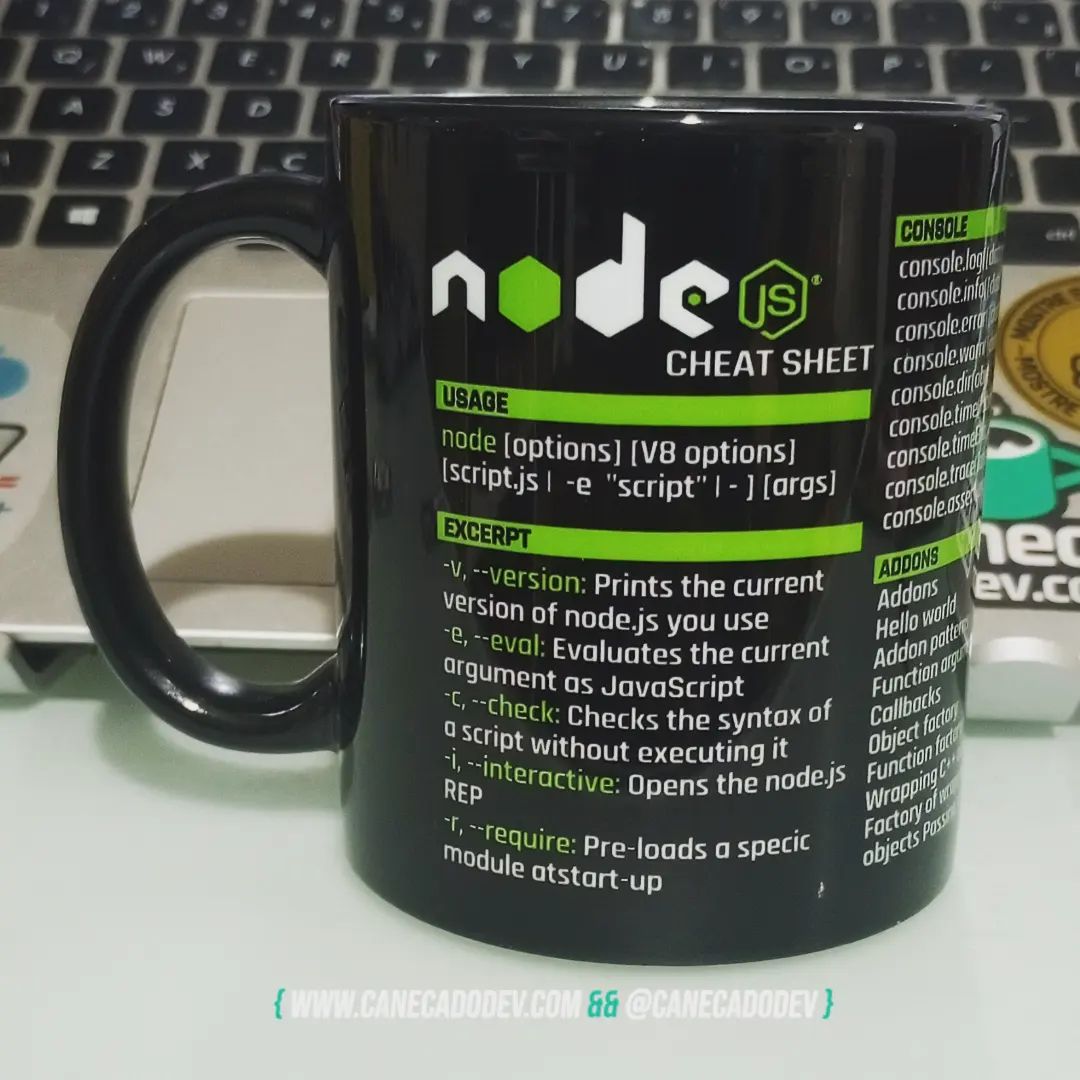 Caneca Dev Node JS Commands Cheat Sheet Preta - Caneca do Dev - Canecas ... Caneca Dev Node JS Commands Cheat Sheet Preta - Caneca do Dev - Canecas ...