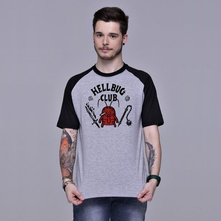 Camisa Raglan Hellbug Club - Caneca do Dev - Canecas e produtos de ...