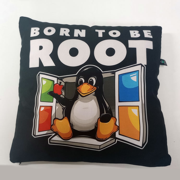 Almofada Born To Be Root - Caneca do Dev - Canecas e produtos de ...