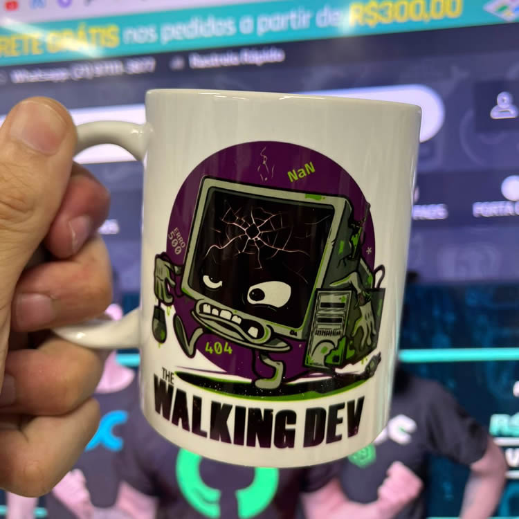 Caneca Dev The Walking Dev - Caneca do Dev - Canecas e produtos de ... Caneca Dev The Walking Dev - Caneca do Dev - Canecas e produtos de ...
