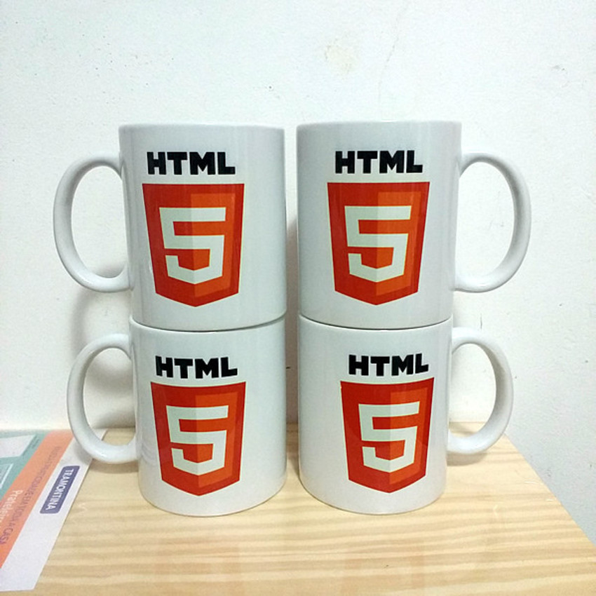 Caneca HTML6 - Caneca do Dev - Canecas e produtos de programação