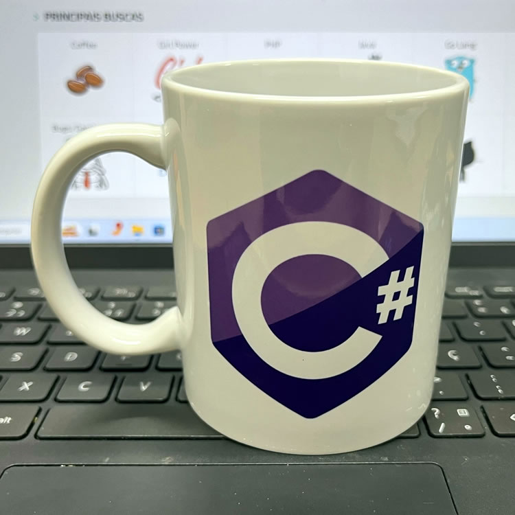 Caneca Linguagem de Programação C# - Caneca do Dev - Canecas e produtos ...
