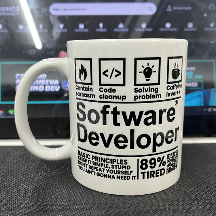 Caneca Software Developer - Caneca do Dev - Canecas e produtos de ...
