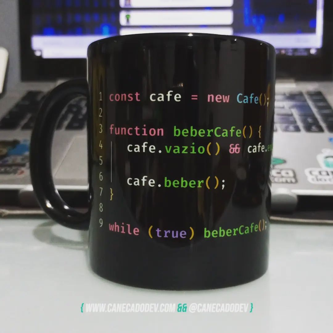 Caneca Função Café Preta - Caneca do Dev - Canecas e produtos de ...