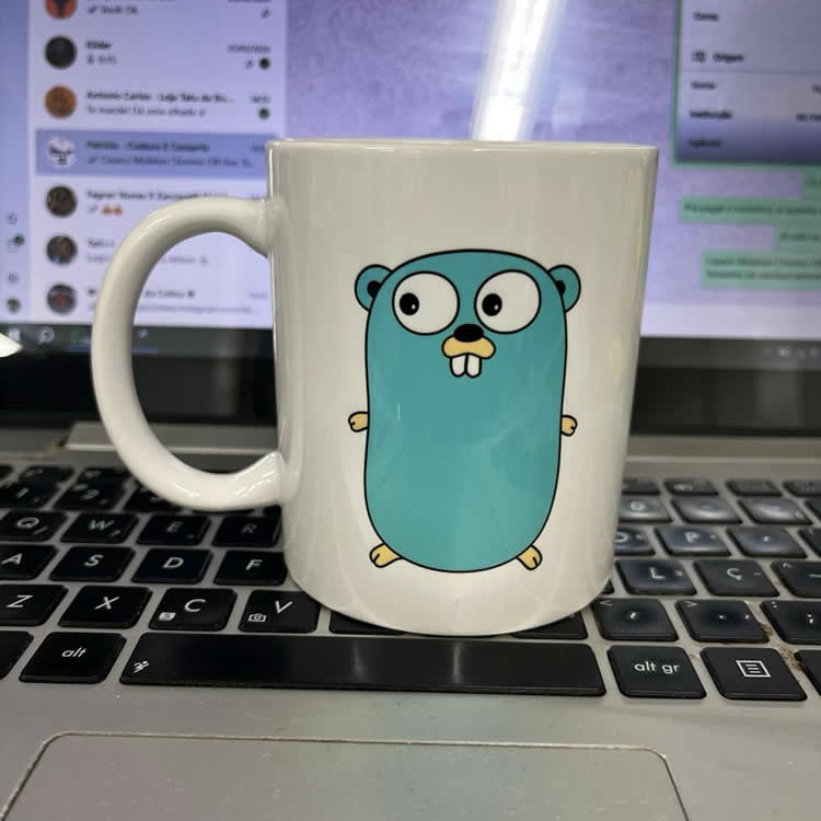 Caneca Go Lang - Caneca do Dev - Canecas e produtos de programação