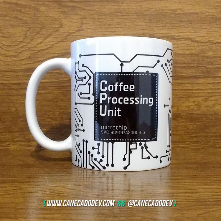 Caneca CPU Coffee Processing Unit - Caneca do Dev - Canecas e produtos ...