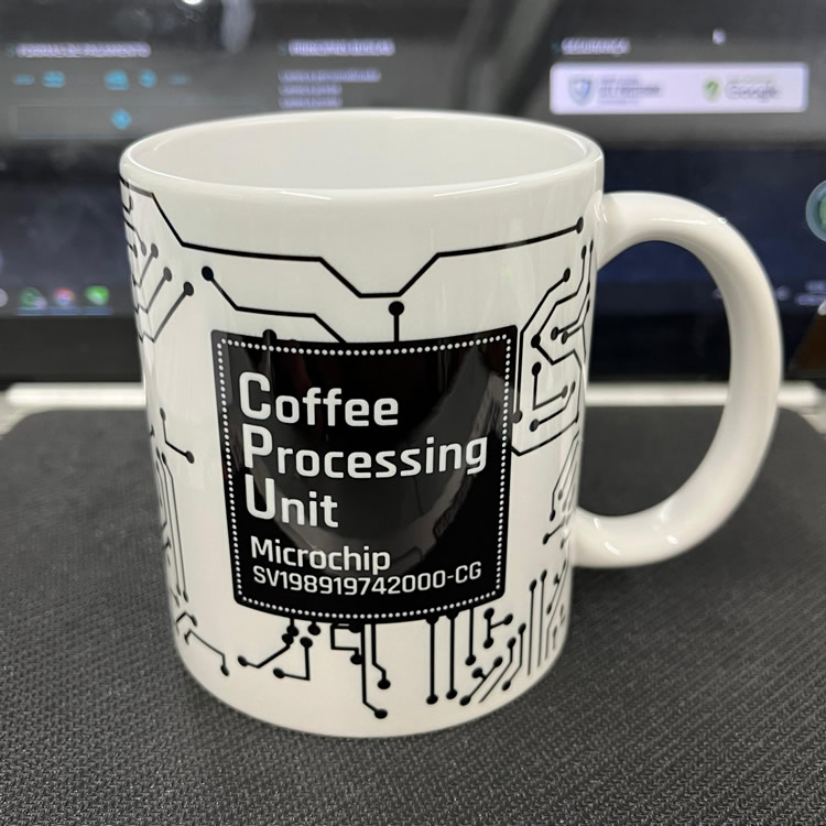 Caneca CPU Coffee Processing Unit - Caneca do Dev - Canecas e produtos ...
