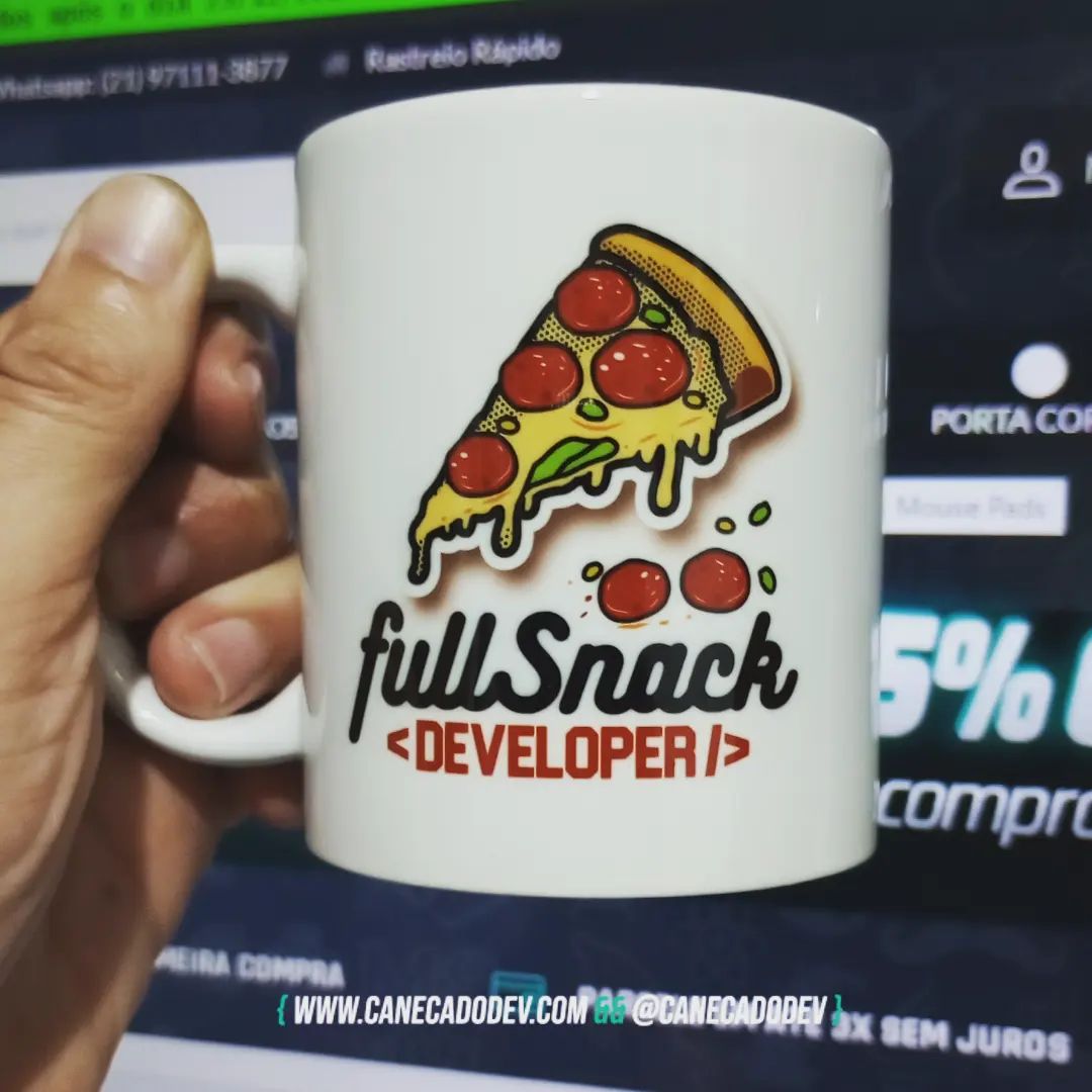 Caneca FullSnack Developer - Caneca do Dev - Canecas e produtos de ...