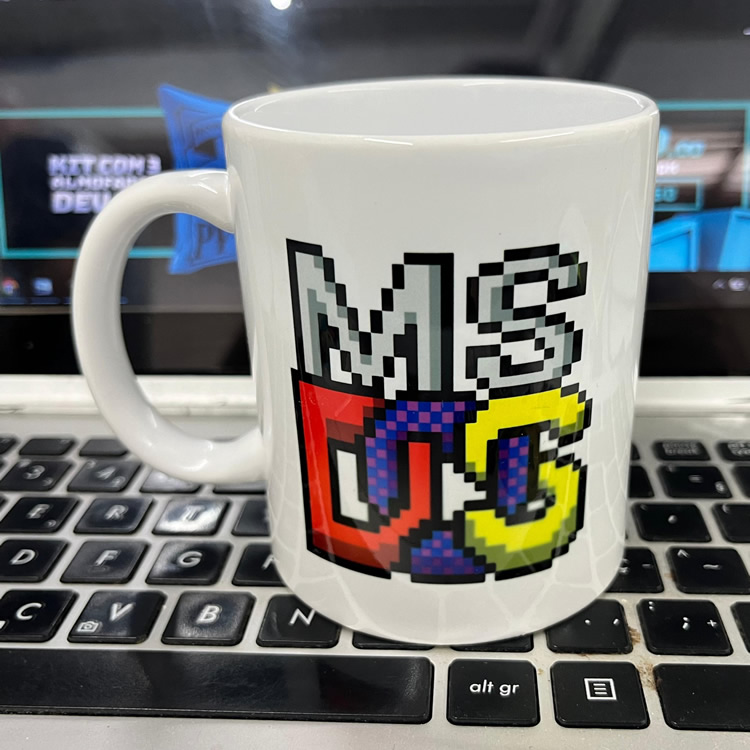 Caneca MSDOS - Caneca do Dev - Canecas e produtos de programação