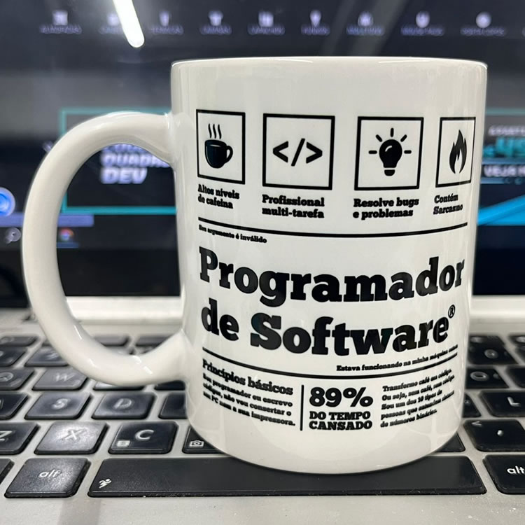 Caneca Programador de Software - Caneca do Dev - Canecas e produtos de ...