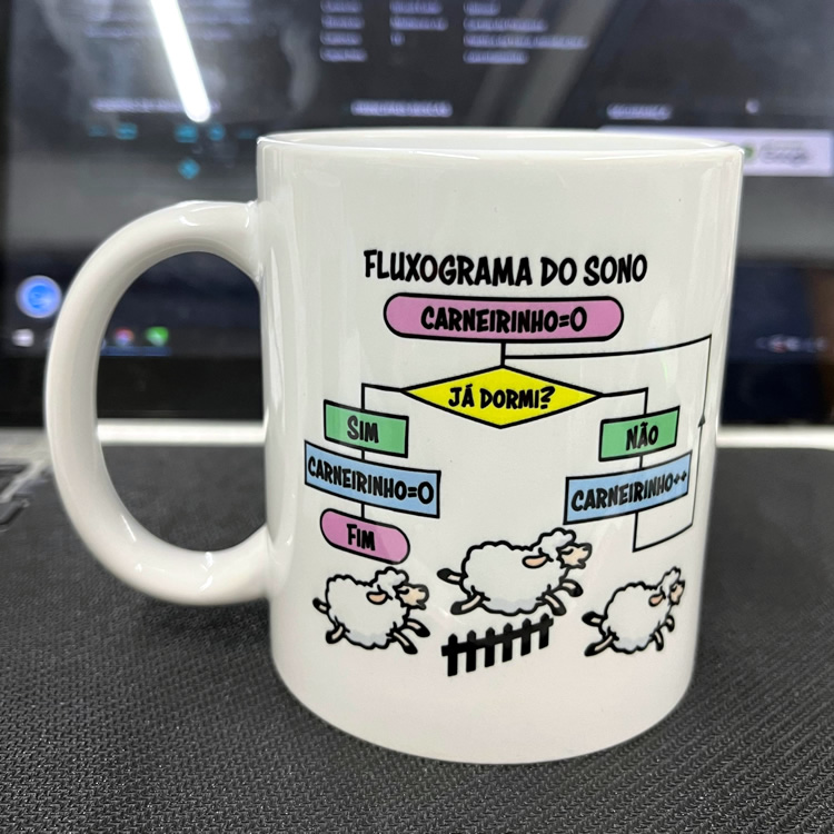 Caneca Dev Fluxograma Do Sono Caneca Do Dev Canecas E Produtos De
