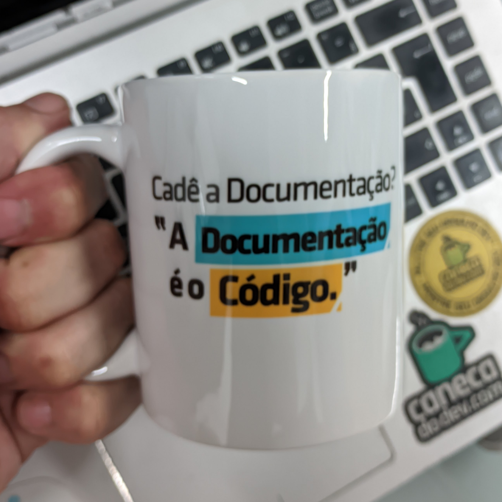 Caneca a Documentação é o Código - Caneca do Dev - Canecas e produtos ...