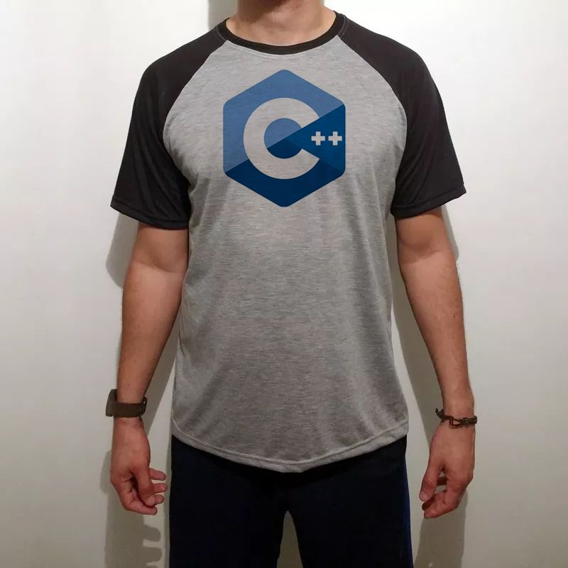 Camisa Raglan Linguagem de programação C Plus Plus - Caneca do Dev ...