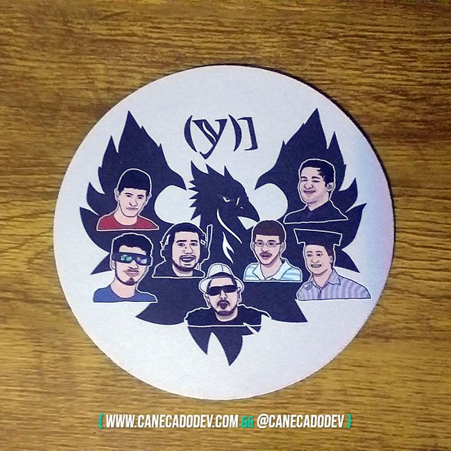 Mouse Pad Redondo personalizado - Personalize o seu - Caneca do Dev ...