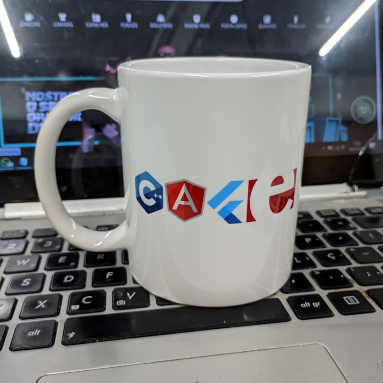 Caneca Café Techs - Caneca do Dev - Canecas e produtos de programação