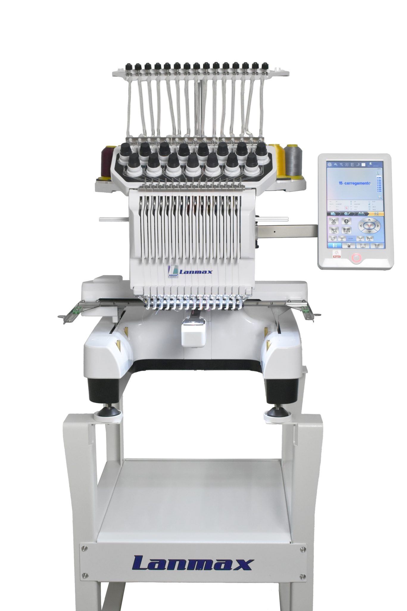 MAQUINA DE BORDADOS 15 AGULHAS LANMAX LM-1501-FC - 220 V - Costura ...