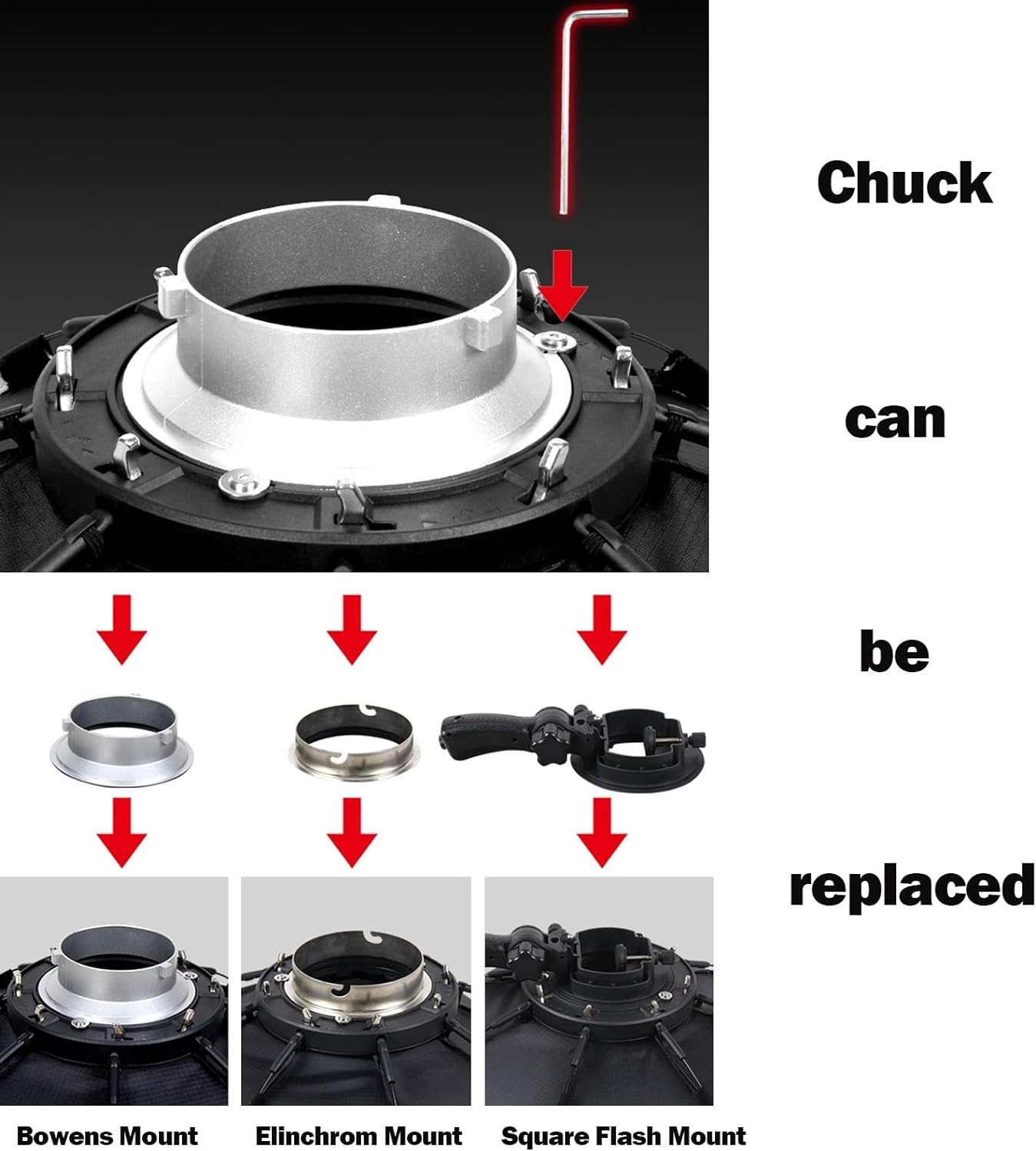 Softbox Octabox 55cm TRIOPO K2-55 mount BOWENS sem colmeia / sem grid ...