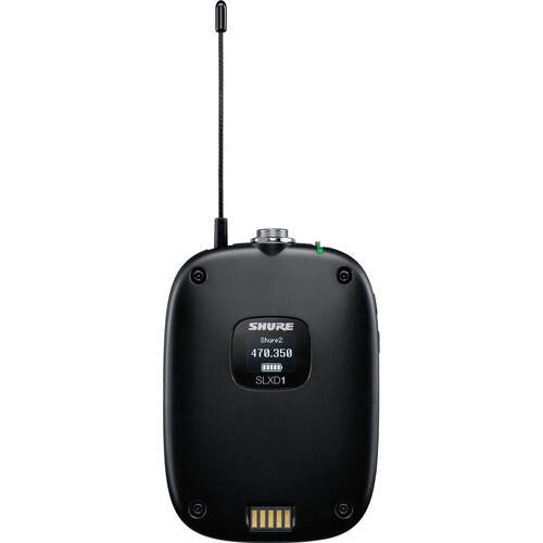 Sistema de microfone digital sem fio Shure SLXD14/153T Omni Earset (G58: 470 a 514 MHz) - Loja ...