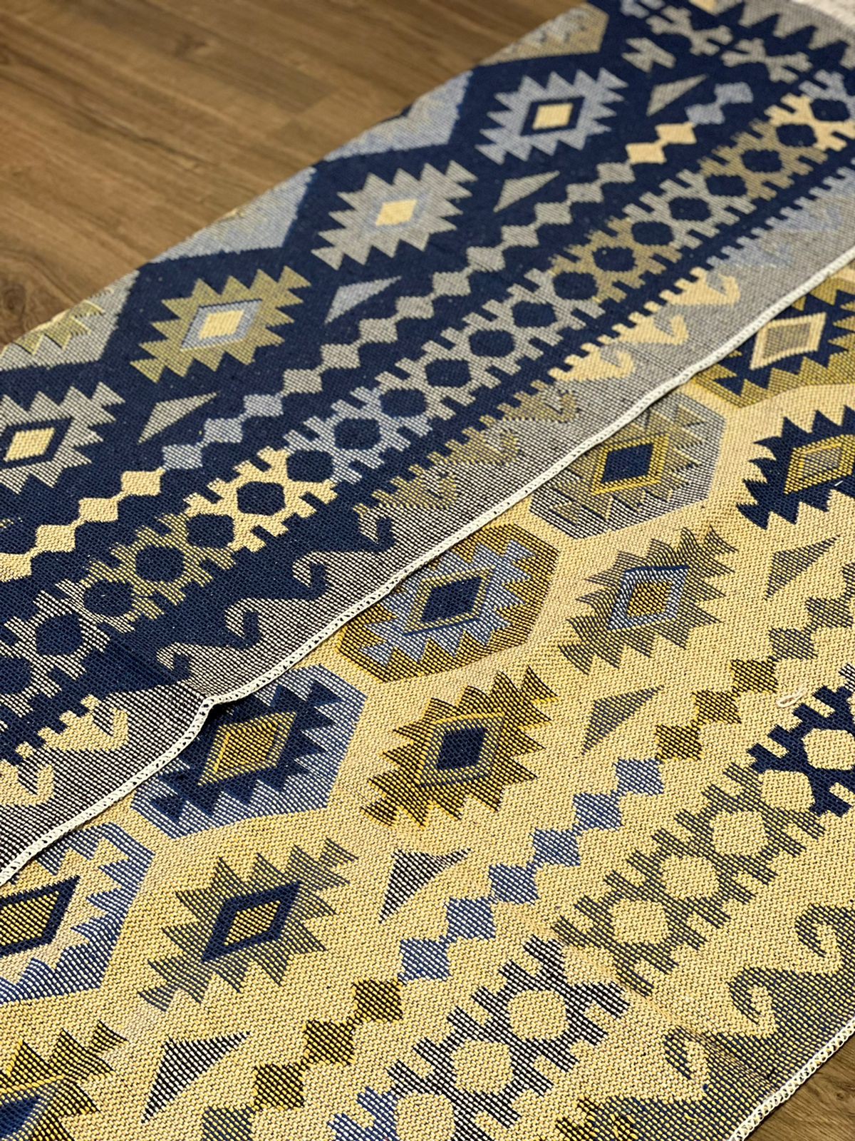 Tapete - Dupla Face - Turco - 2,00 x 1,40MT - Azul - Marrocos For You ...