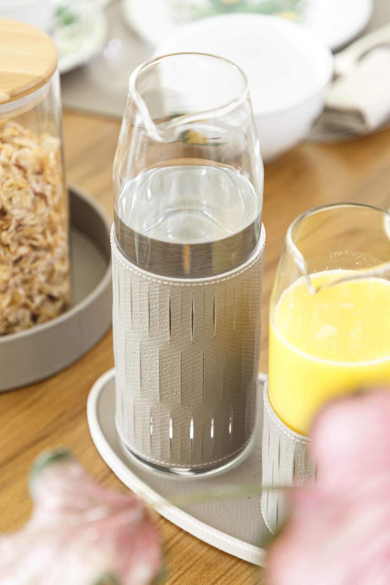 Jarra - Zanquê - Leather Home Decor