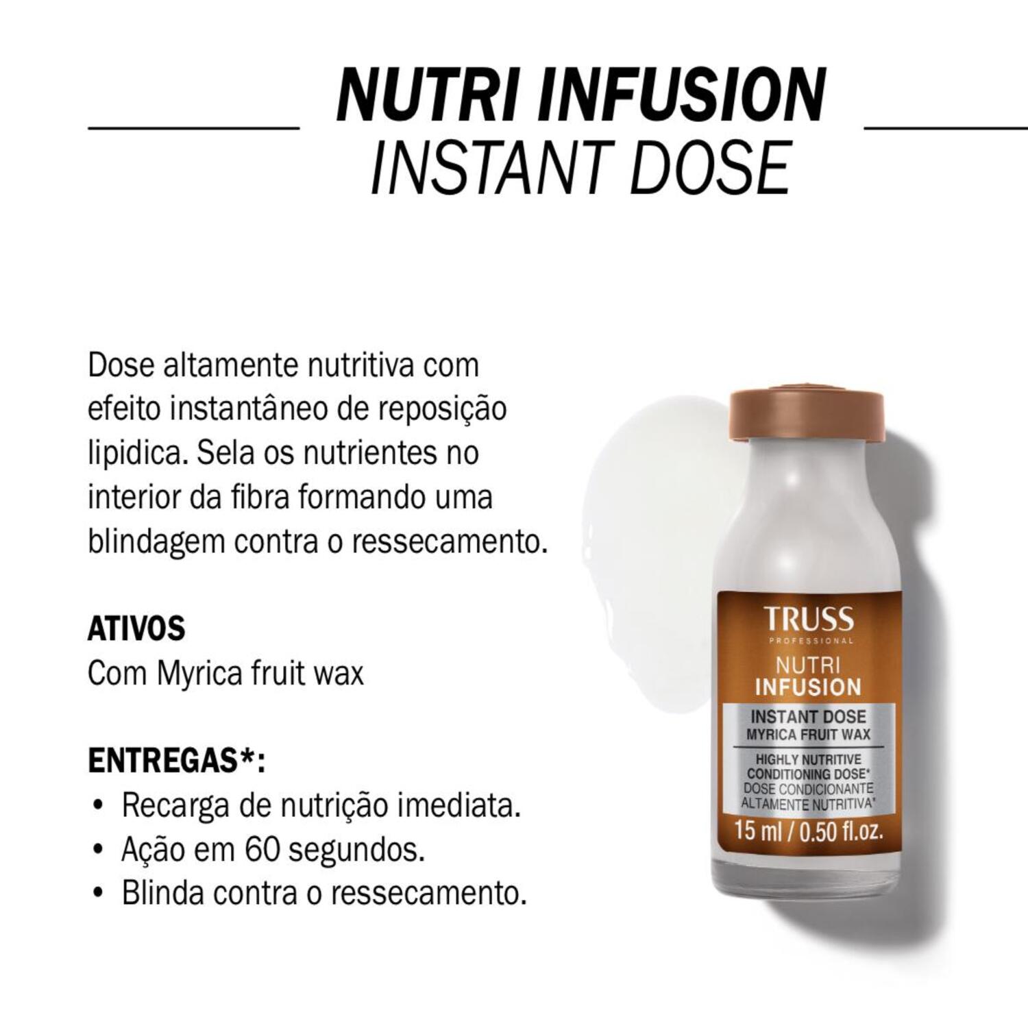 Truss Nutri Infusion Instant Dose 15ml - Cosméticos LC - Cosméticos, Perfumaria e Cuidados Pessoais