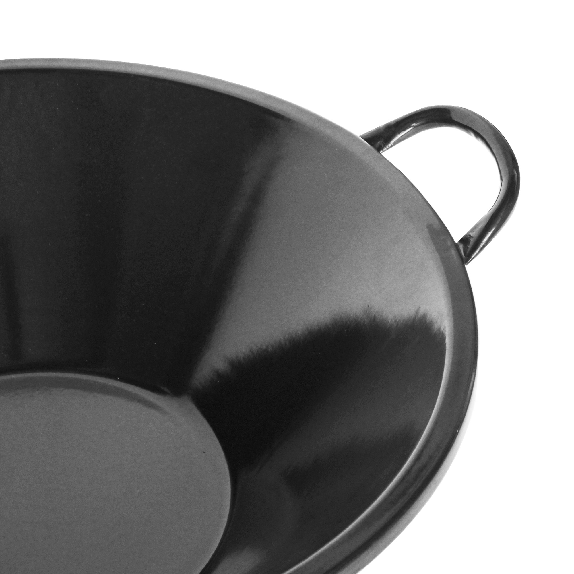 Tacho Esmaltado Preto N°18 Para Frituras 10 Litros - Máquinas ...