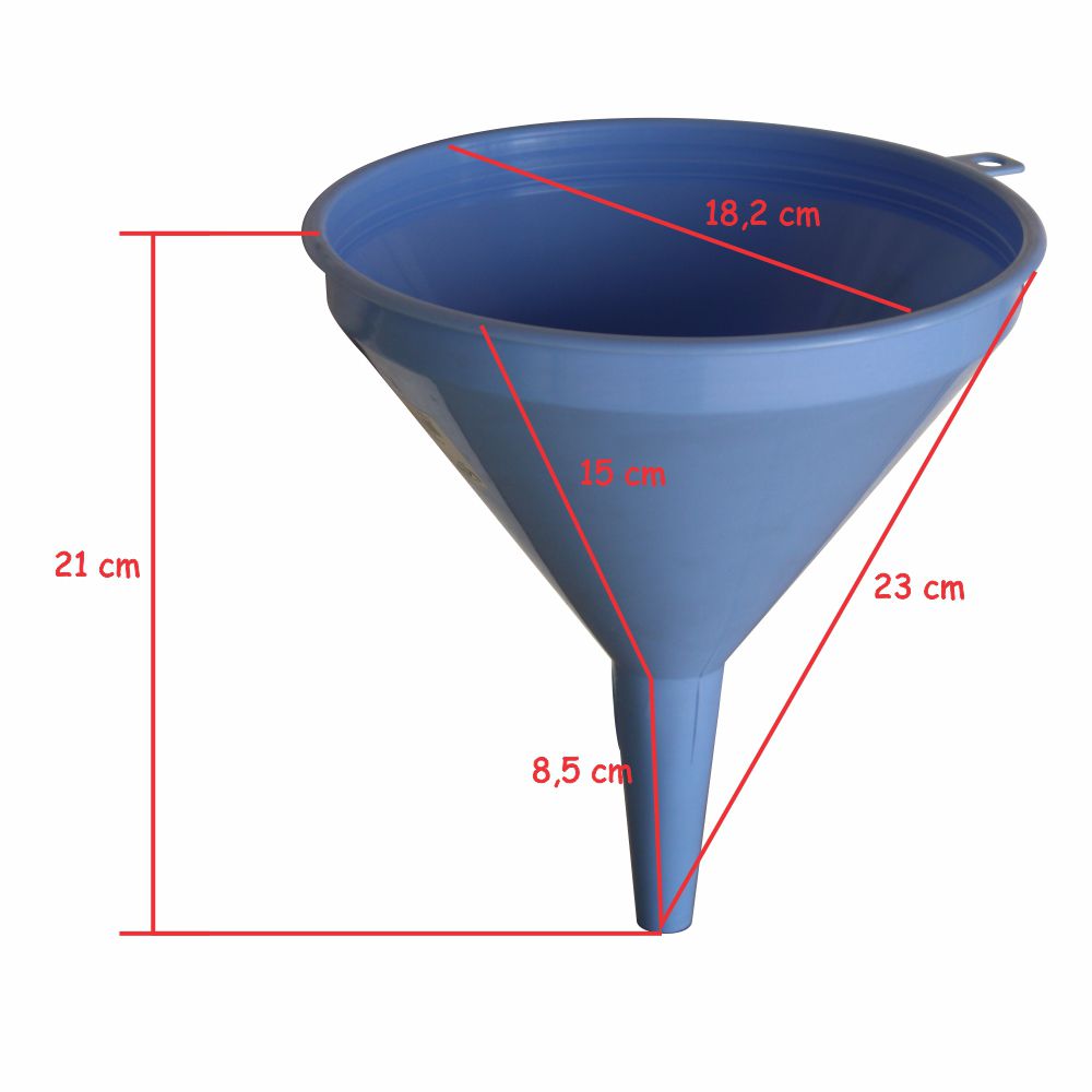 Funil Multi Uso Grande De Plastico N°5 Varias Cores 19cm - Máquinas ...