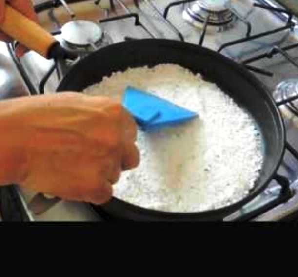 Tapioqueira 18cm Panela Com Cabo de Madeira Para Tapioca beijus Aaru B ...