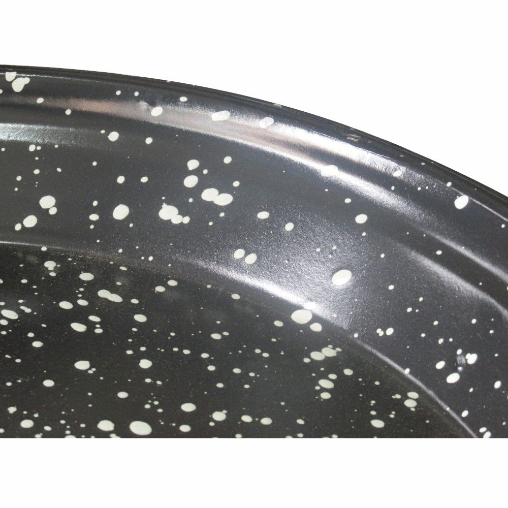 Disco Tacho Paella Paeja Caipira Esmaltado Preto 50cm Com Alças ...