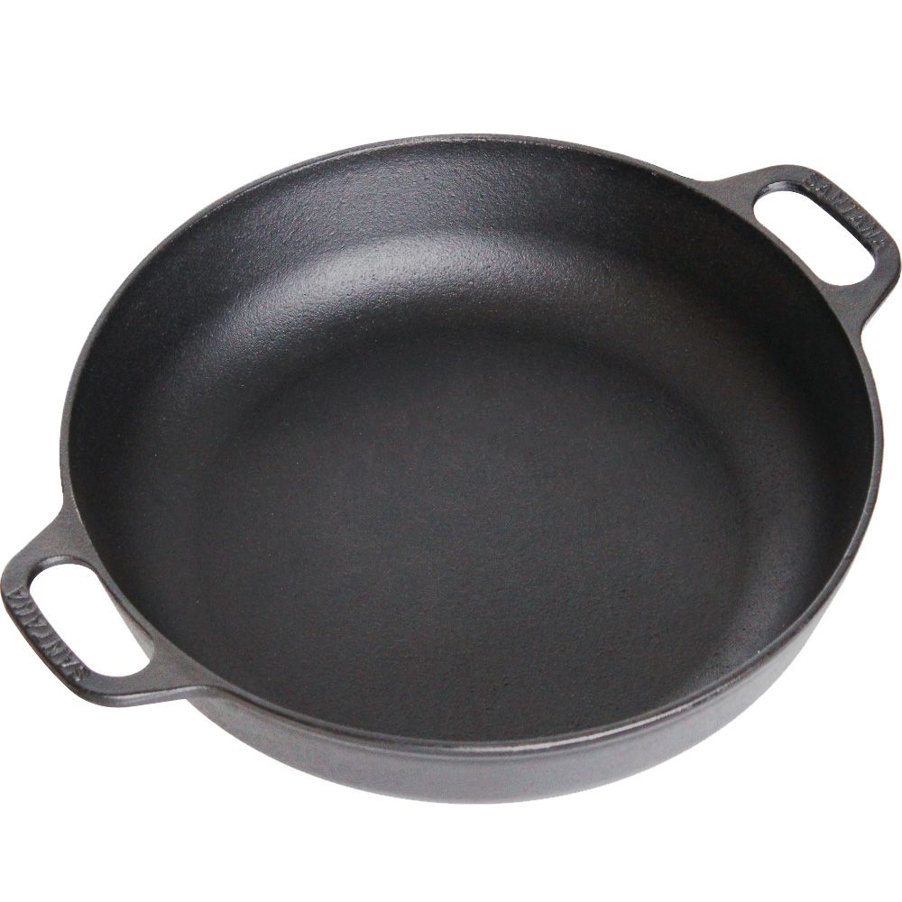 Panela Tacho Paeja em Ferro Fundido N°36 com Tampa de Vidro - Máquinas ...