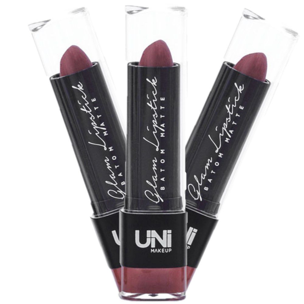 Uni Makeup - Batom Matte Glam Lipstick - 24 Unid - Distribuidora JCF ...