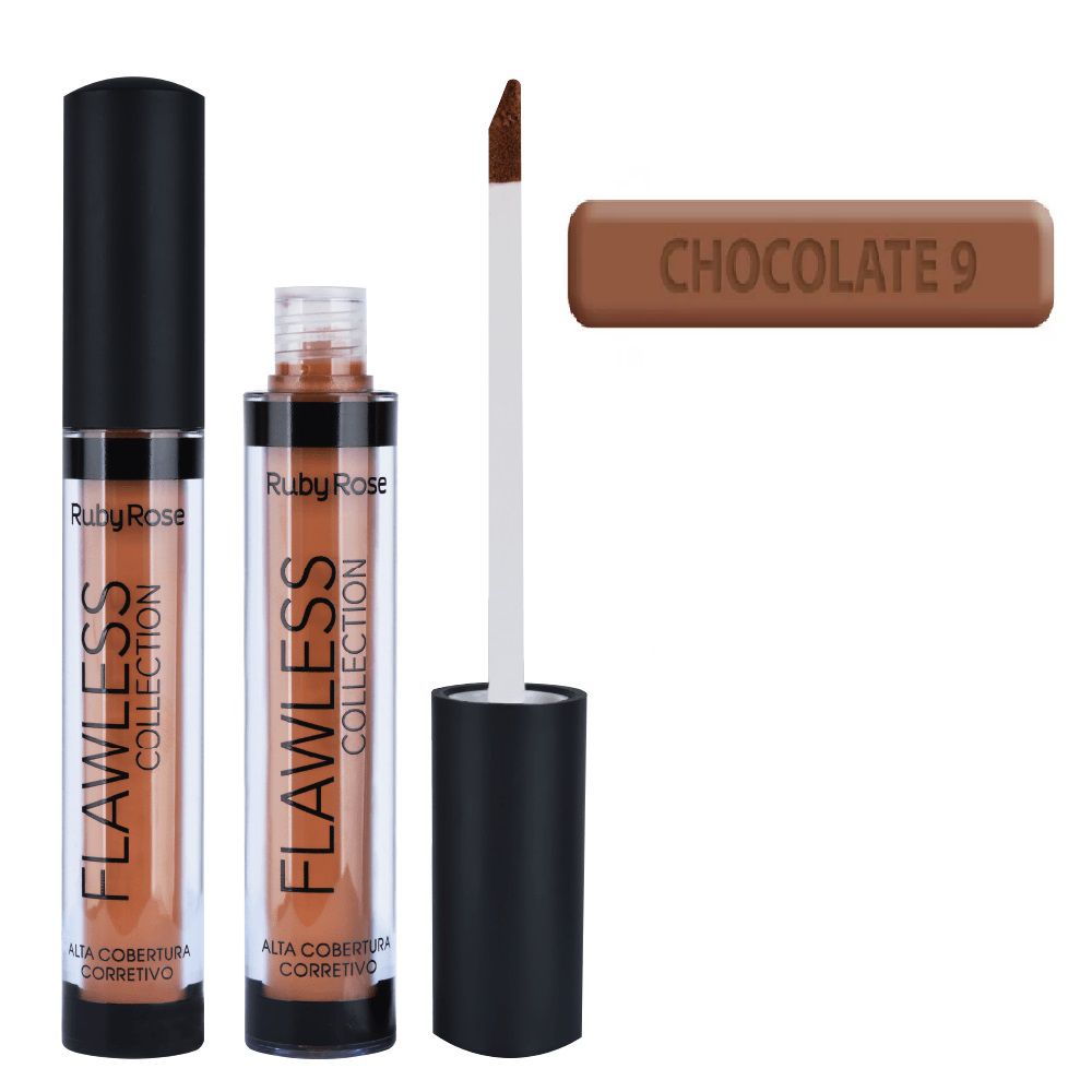 Ruby Rose - Corretivo Ruby Rose Flawless Chocolate HB8080-3 ( 36 Unid ...