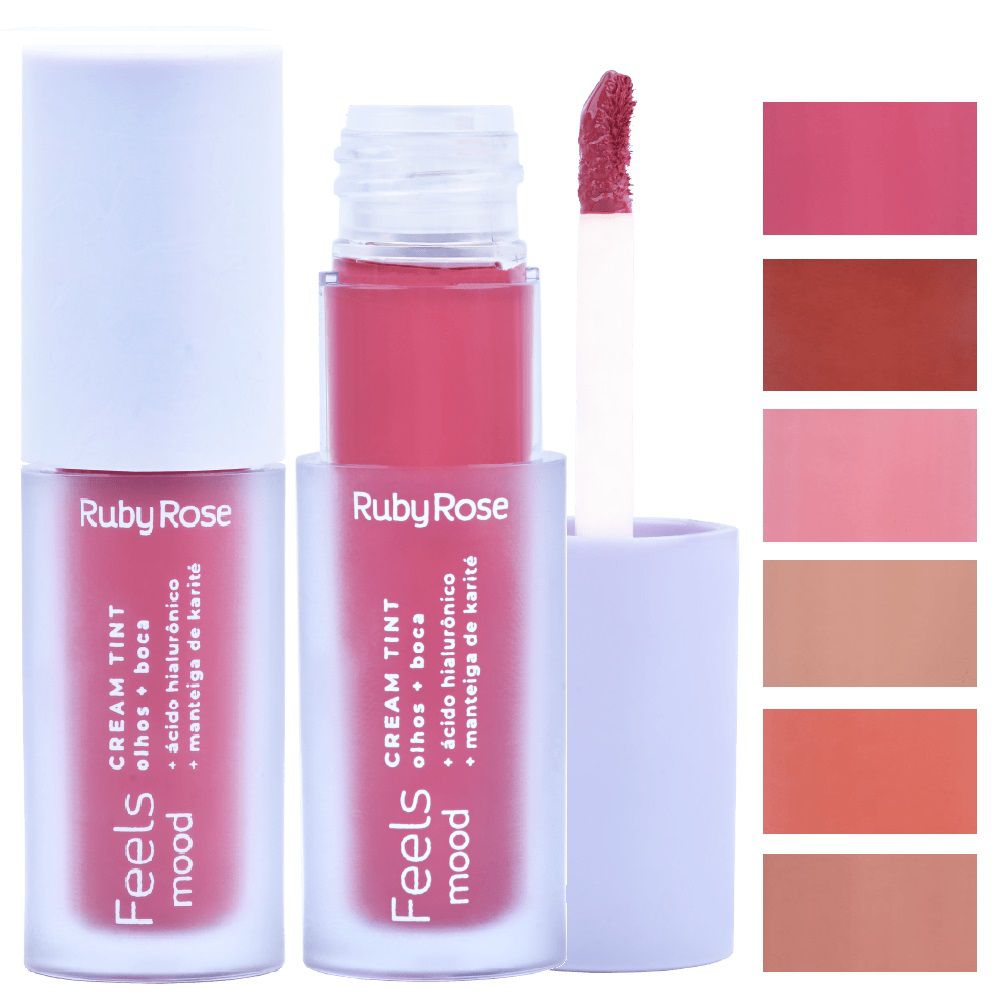 Cream Tint Ruby Rose Atacado Feels Mood HB575 - 6 Cores - Distribuidora ...