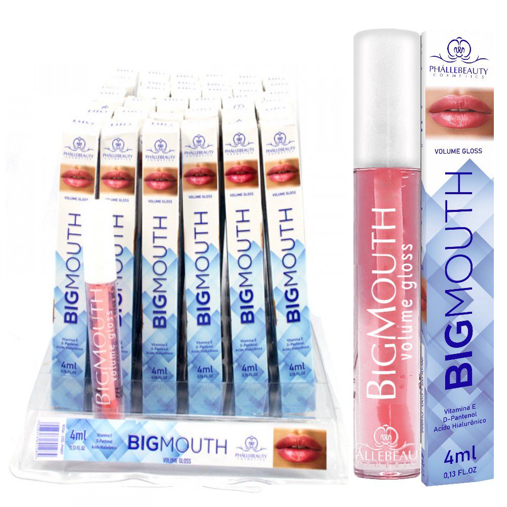 Phállebeauty - Big Mouth Gloss Volumoso Rosa PH007 - Distribuidora JCF ...