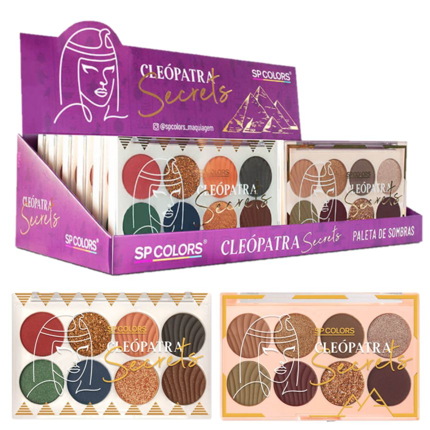 SP Colors - Paleta de Sombra CLeopatra SP262 - Cor A - Distribuidora ...