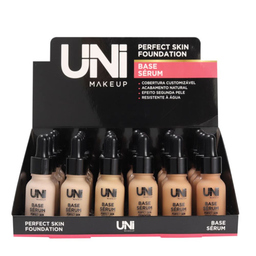 Uni Makeup - Base Serum Perfect Skin BE128DS - 24 und - Distribuidora ...