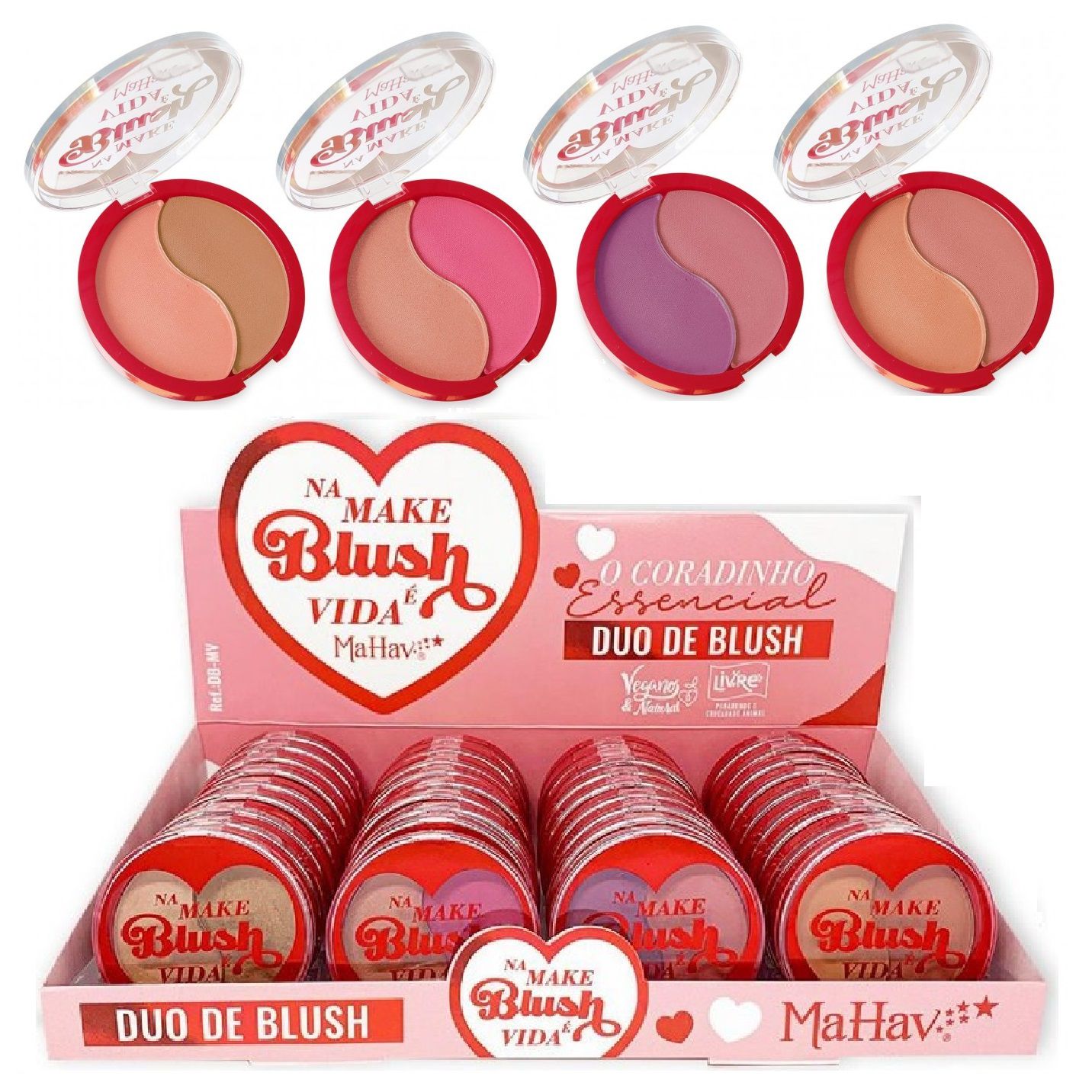 Mahav - Na make Blush Vida BDMV - 4 und - Distribuidora JCF ...