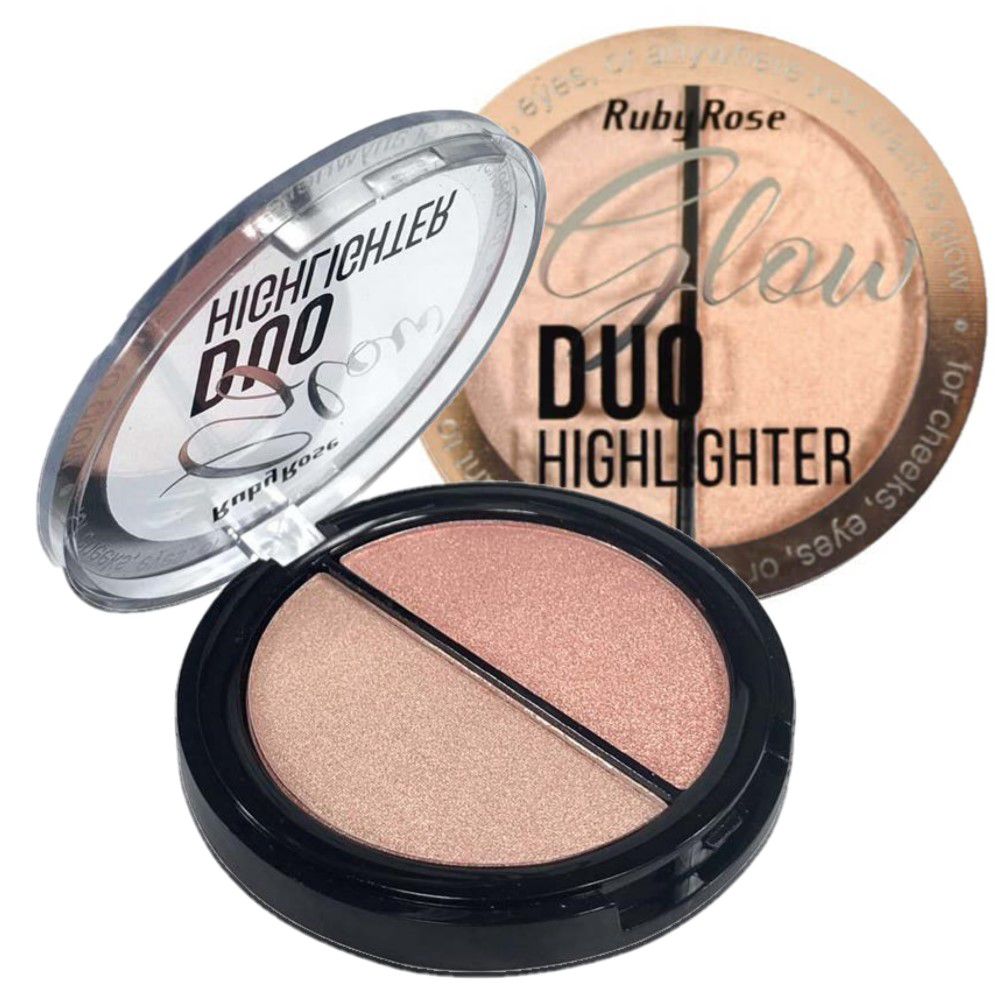 Ruby Rose - Iluminador Facial Duo Highlighter HB7522 - Distribuidora ...