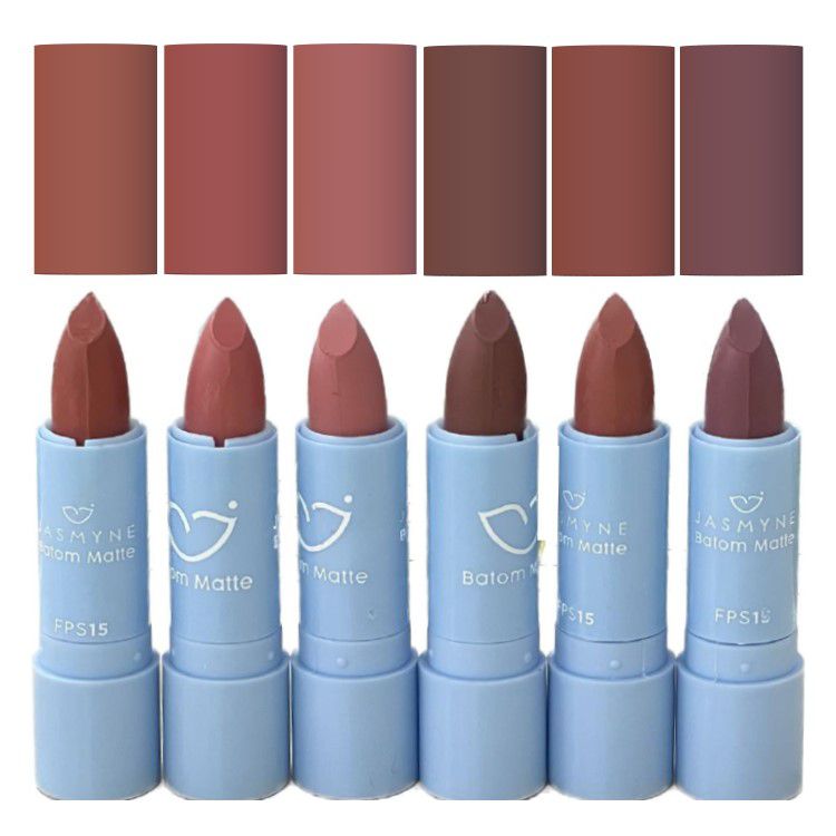 Batom Matte com Filtro Solar FPS 15 Jasmyne em Atacado - Box Display ...