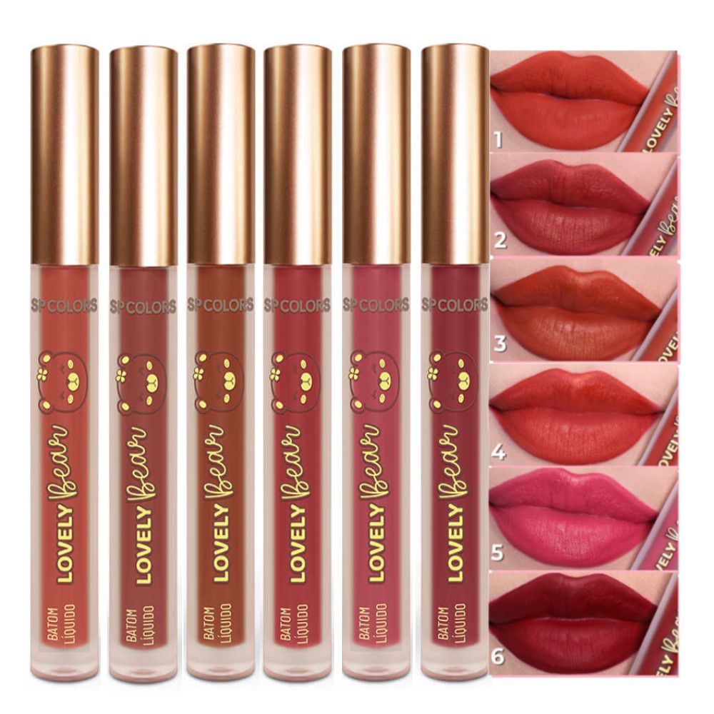 SP Colors - Batom Liquido Matte Lovely Bear SP277 - 24 Unid - Distribuidora JCF: Maquiagem e ...